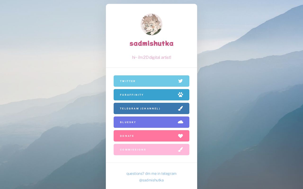 links [sadmishutka-links.carrd.co]